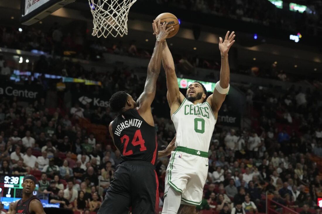 Celtics blow out Heat behind Tatum, Porzingis, 143-110 | News, Sports, Jobs - The Nashua Telegraph